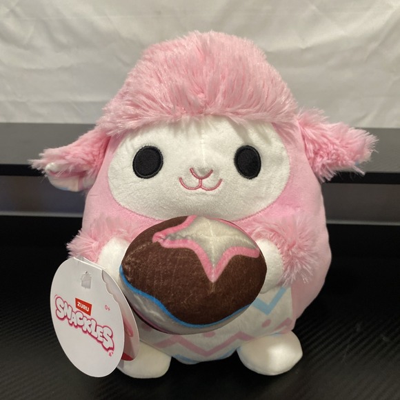 Toys | Zuru Snackles Anna Pink Easter Lamb Plush Stuffed Animal 225 New ...